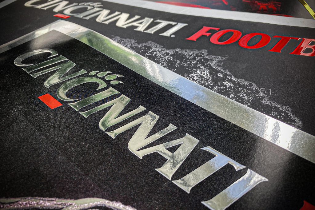 University of Cincinnati Bearcat Football Poster Series - Graphic Village